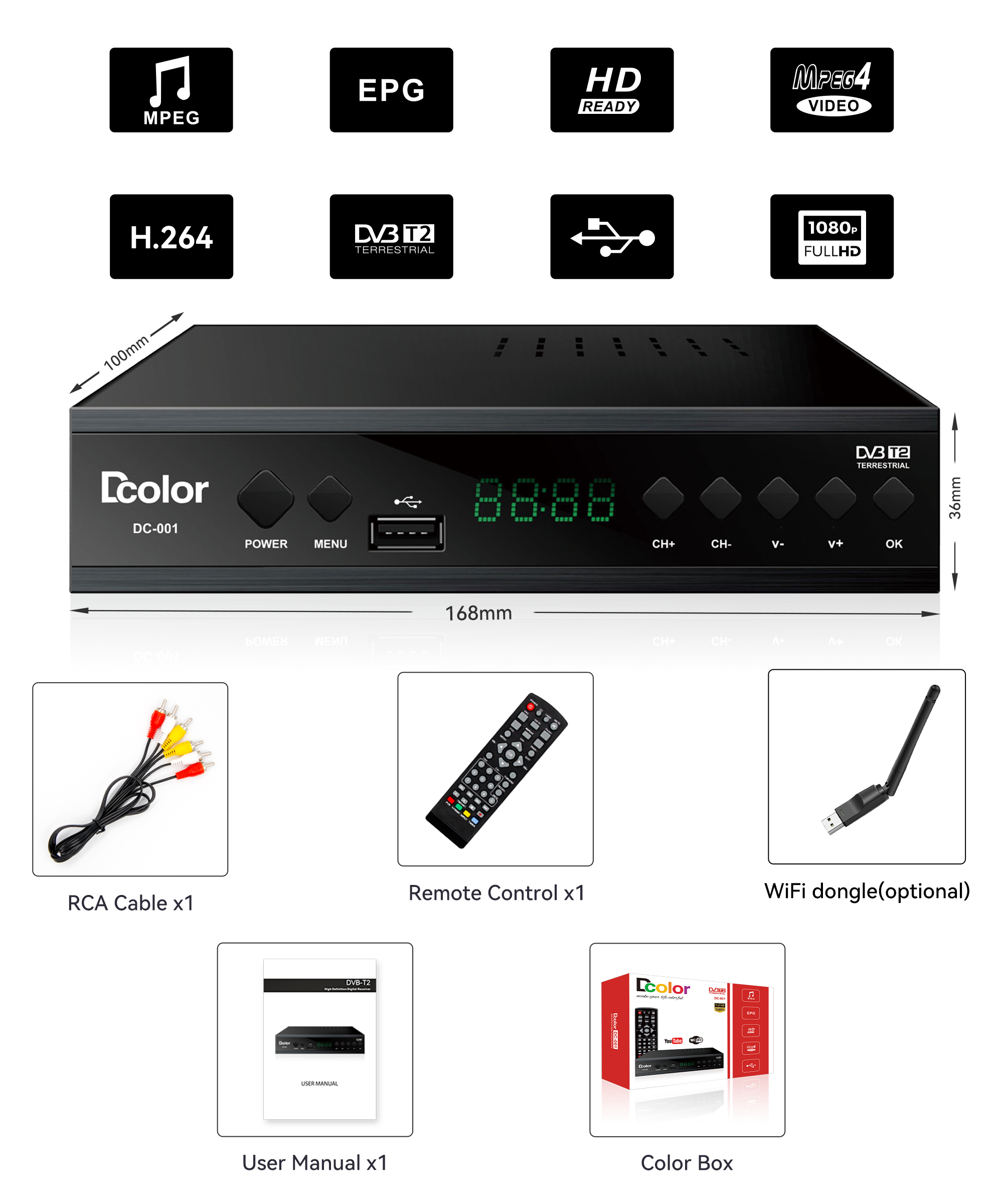 China DVB Set Top Box Manufacturers Factory Suppliers | DCOLOR